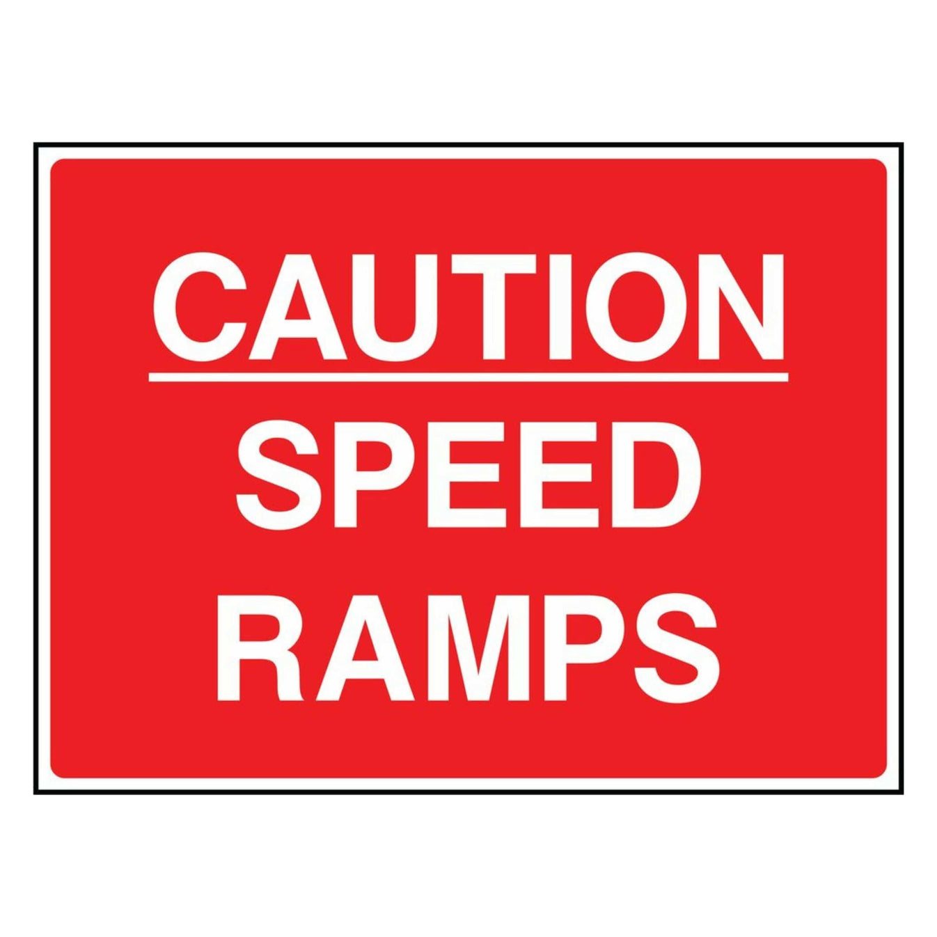 Caution - Speed Ramps Sign - The Safety Sign Depot