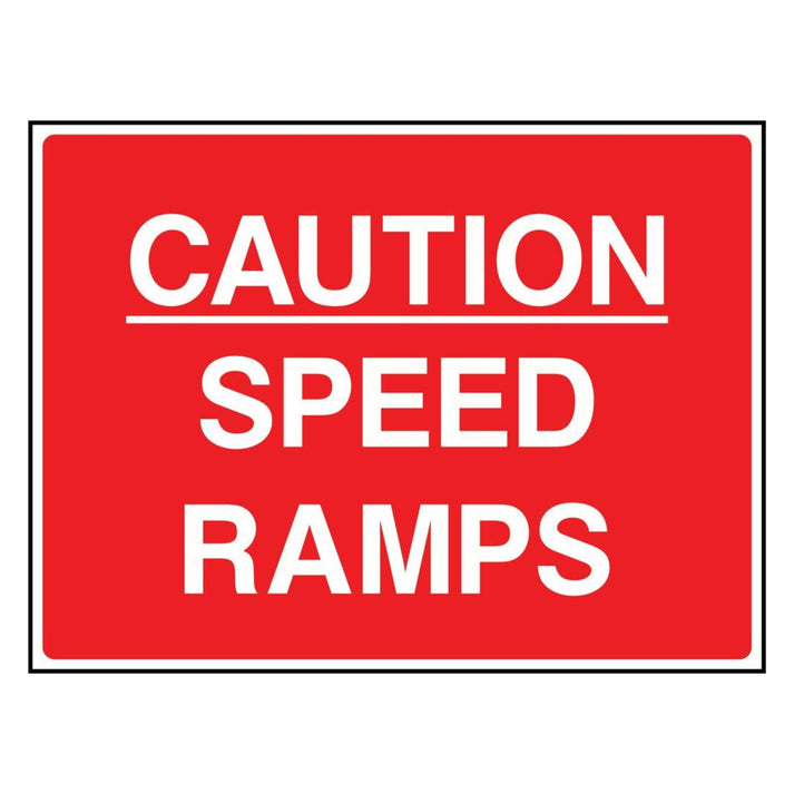 Caution - Speed Ramps Sign - The Safety Sign Depot