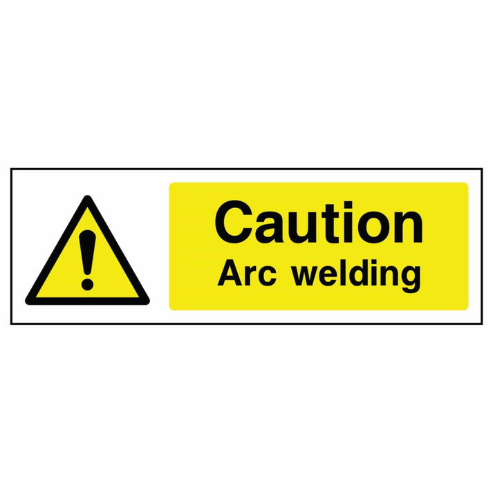 Caution Arc Welding Sign - The Safety Sign Depot