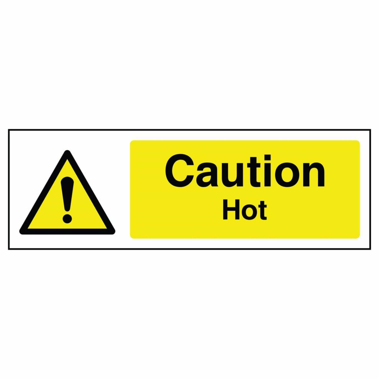 Caution Hot Danger Sign | Large Bulk Discounts
