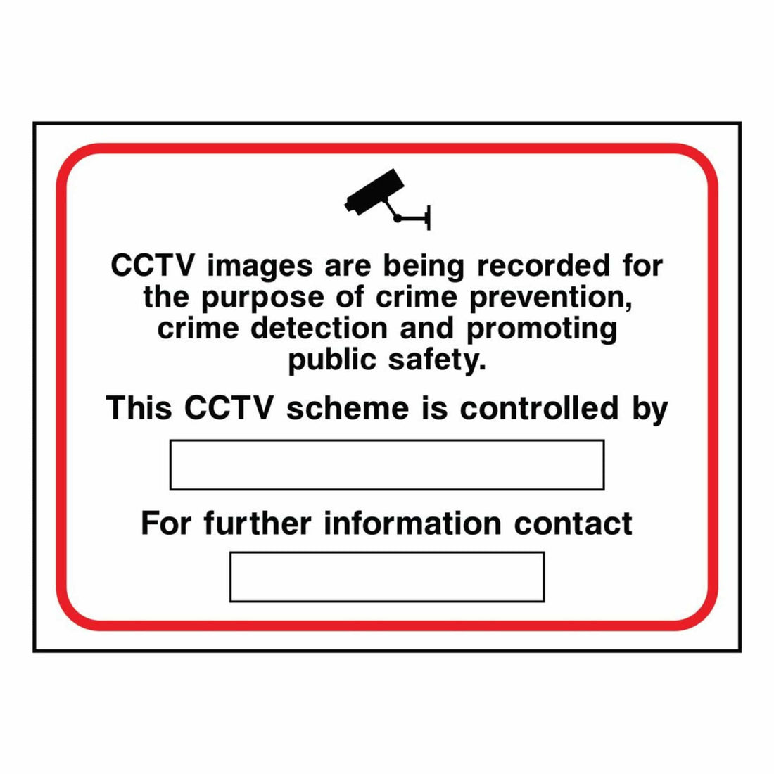 Custom CCTV Recording Sign - The Safety Sign Depot