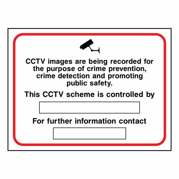 Custom CCTV Recording Sign - The Safety Sign Depot