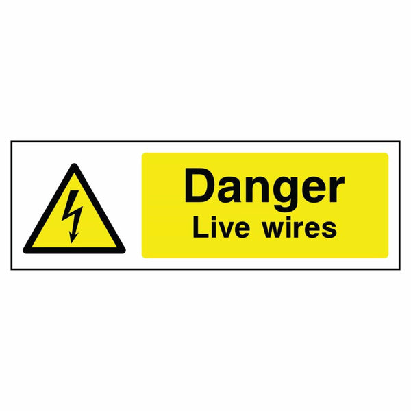 Danger - Live Wires Sign - The Safety Sign Depot