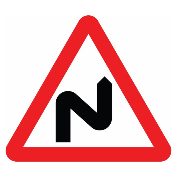 Double Bend to the Right Sign - The Safety Sign Depot