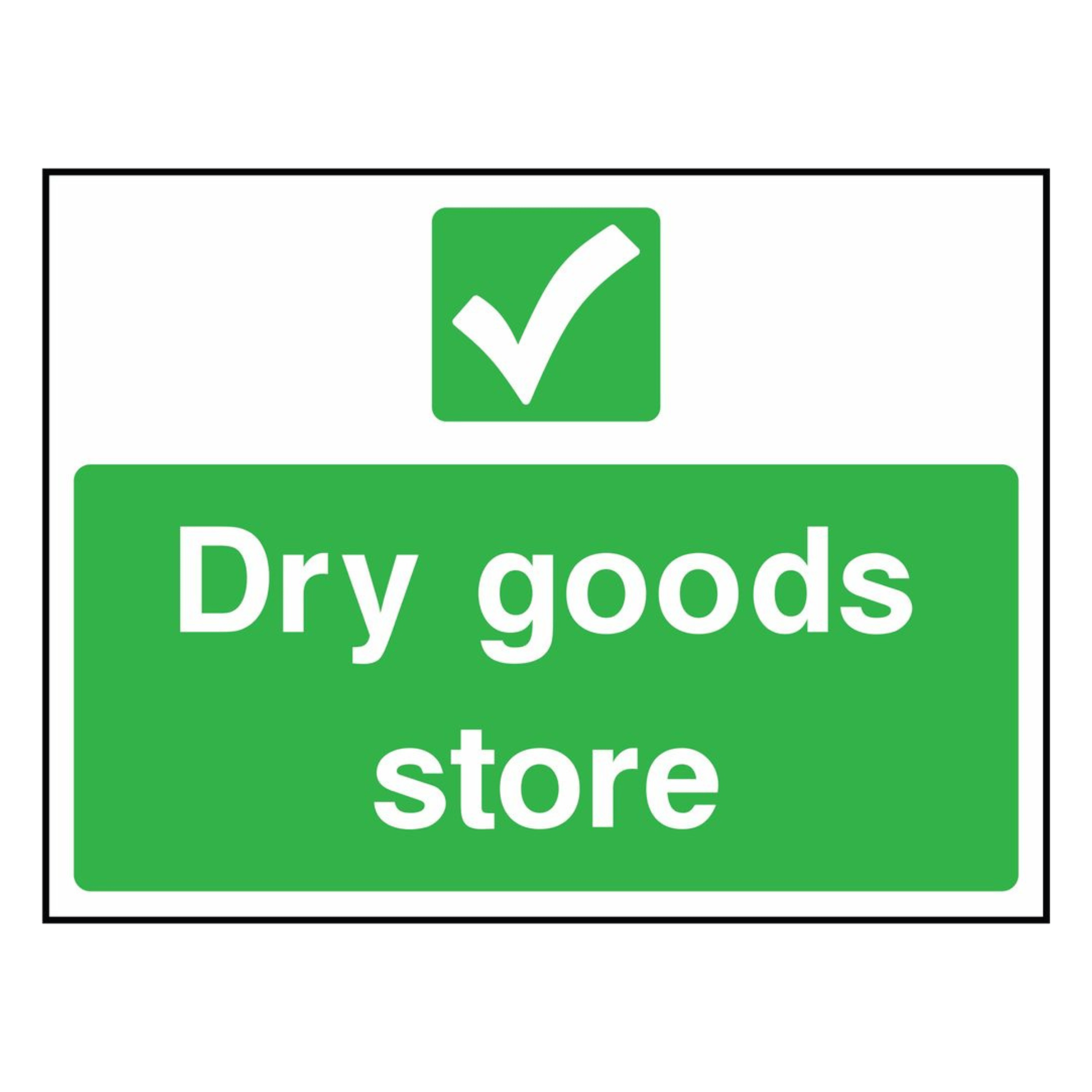 Dry Goods Store Sign - The Safety Sign Depot