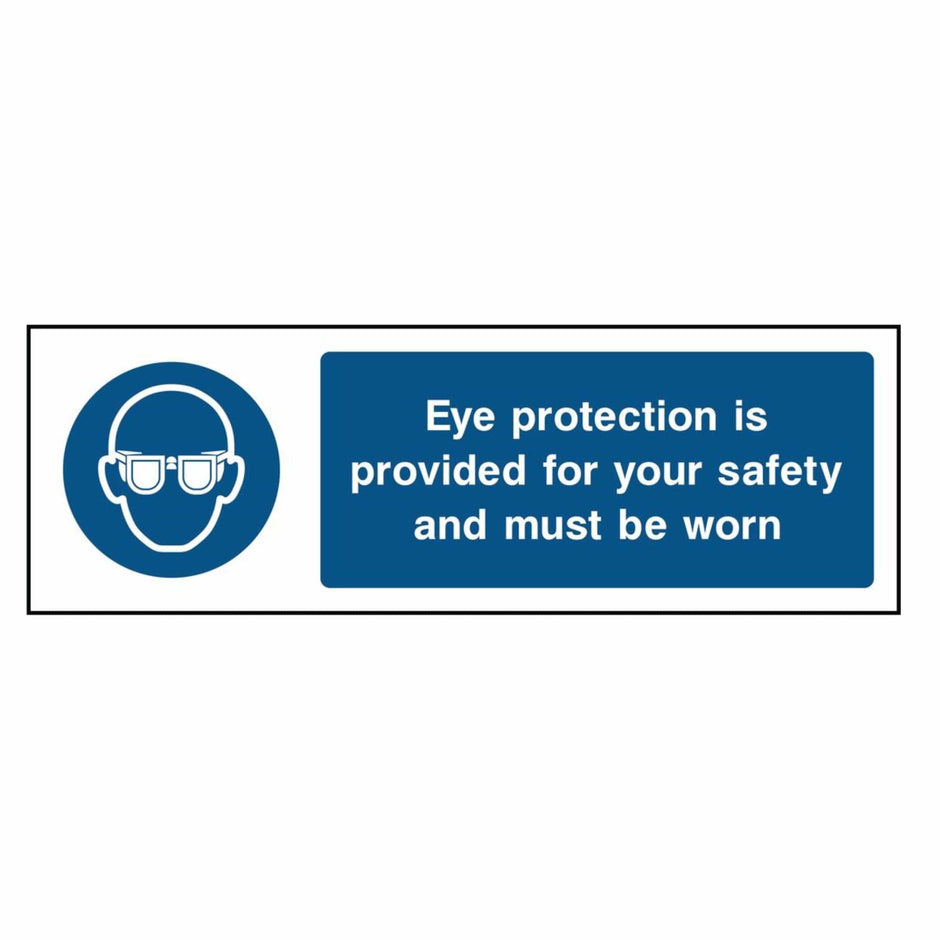 Eye Protection Signs | Safety Goggles Signage - The Safety Sign Depot