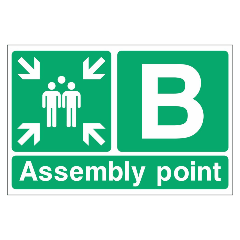 Fire Assembly Point B Sign - The Safety Sign Depot