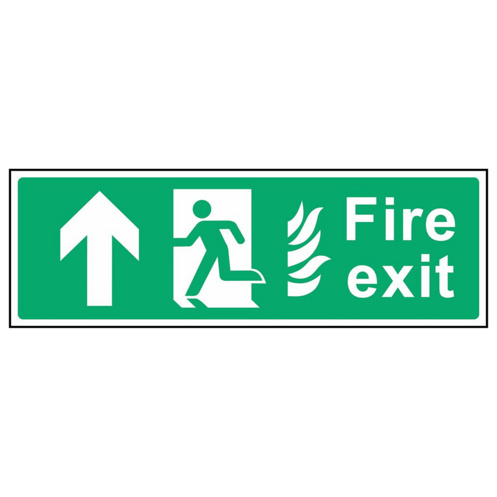 Fire Escape Up Arrow Sign - The Safety Sign Depot
