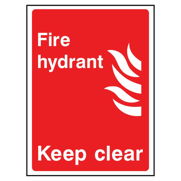 Fire Hydrant - Keep Clear Sign | Big Bulk Savings! – My Store