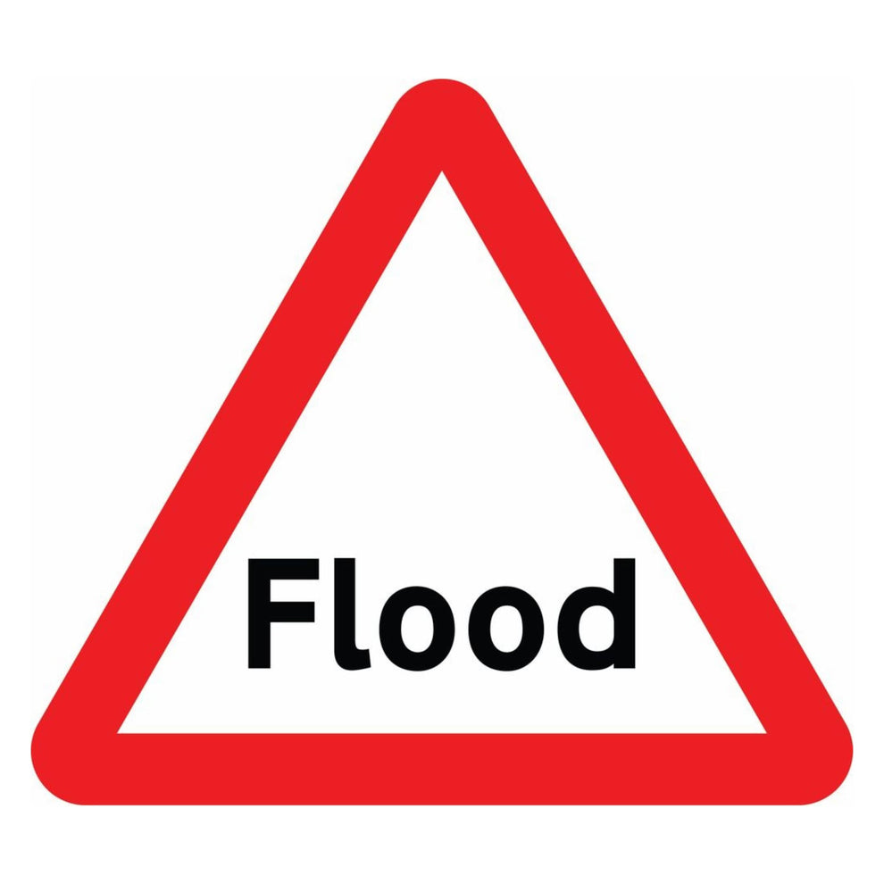 Flood Risk Warning Sign - The Safety Sign Depot