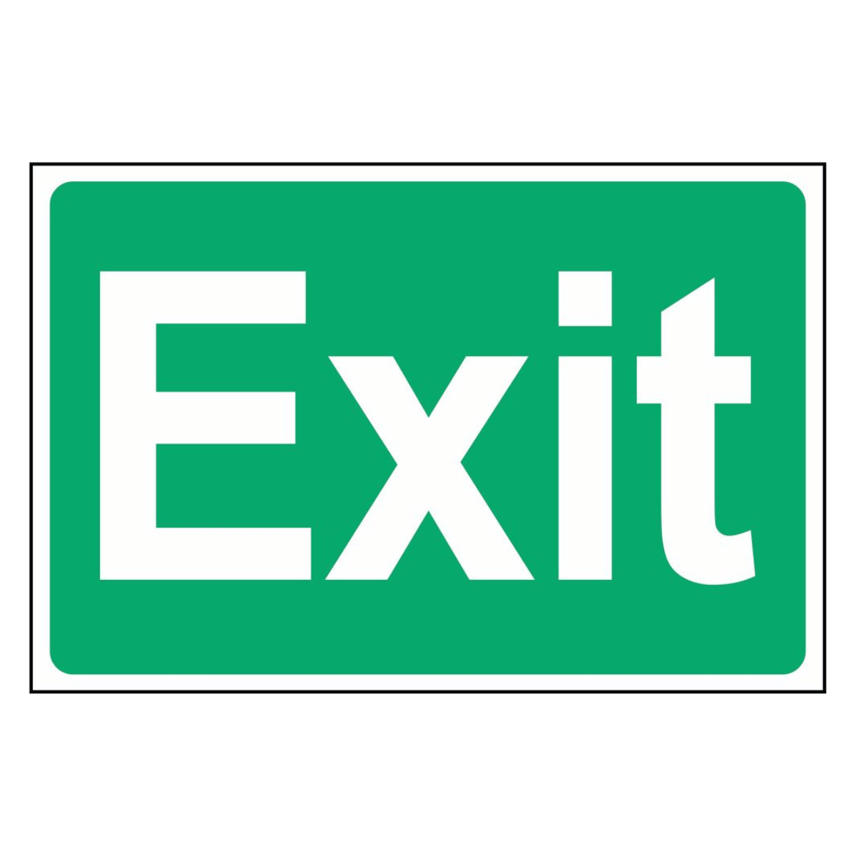 Green Fire Exit Sign - The Safety Sign Depot
