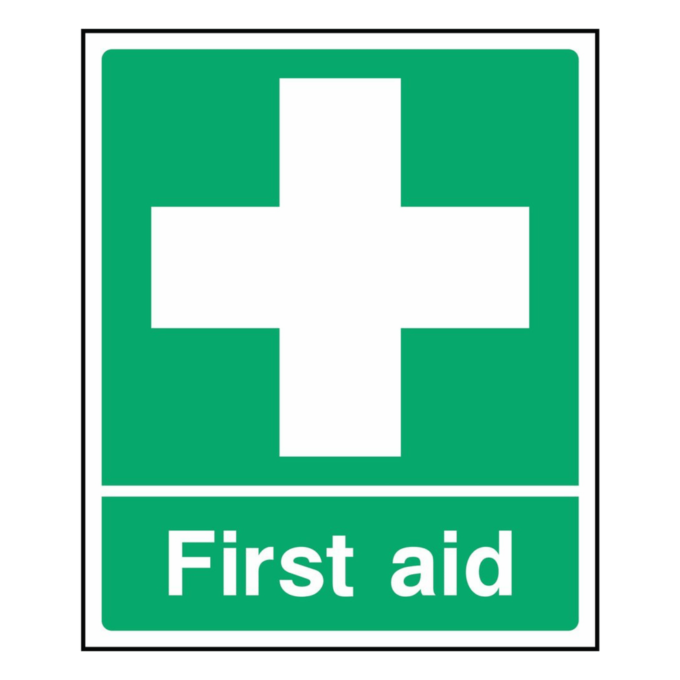 Green Workplace First Aid Sign - The Safety Sign Depot