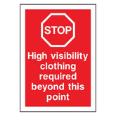 Hi Vis Signs | ISO Approved - The Safety Sign Depot