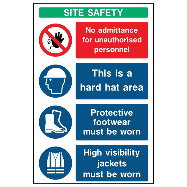 Multi-Purpose Site PPE Sign - The Safety Sign Depot