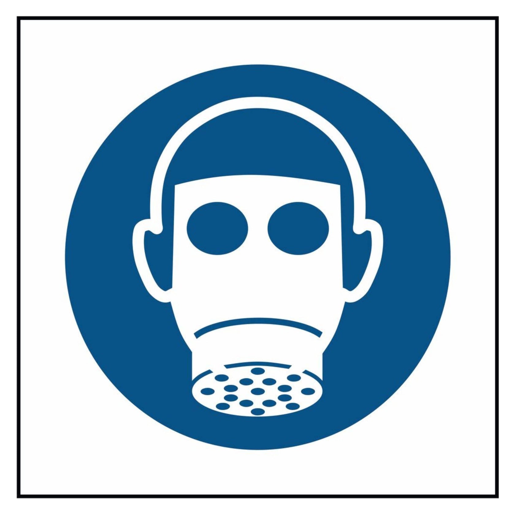 Respirator PPE Symbol Sign - The Safety Sign Depot