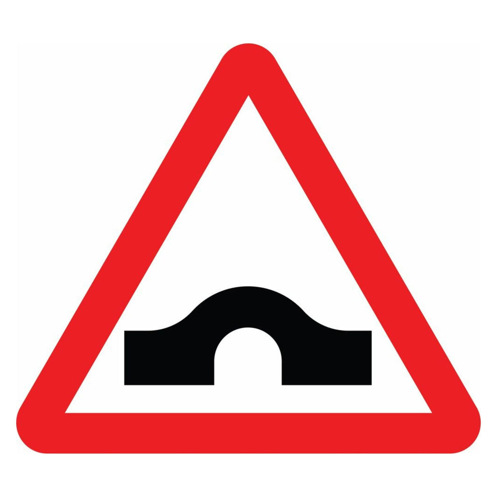 Road Traffic Hump Bridge Sign | Large Bulk Discounts