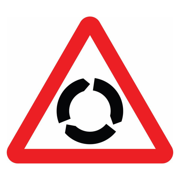 Road Warning - Roundabout Sign - The Safety Sign Depot
