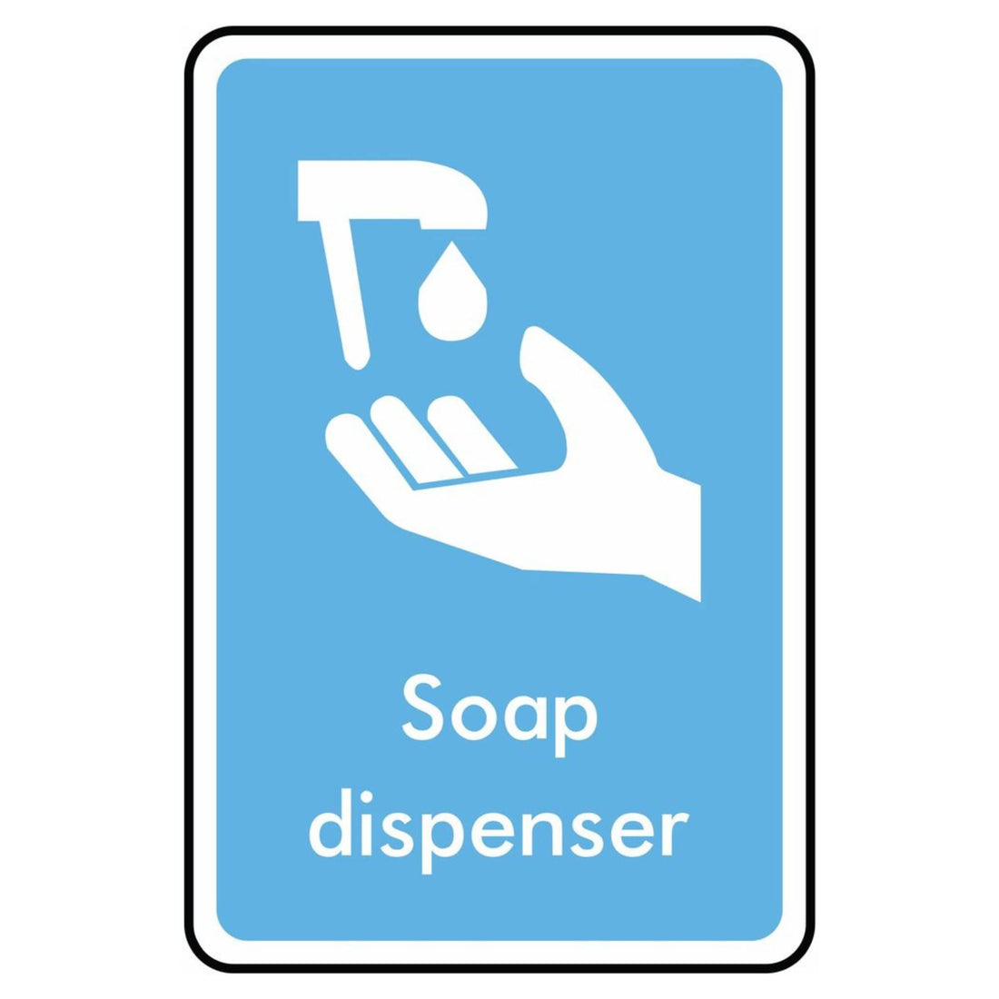 Soap Dispenser Symbol Sign | Large Bulk Discounts – My Store