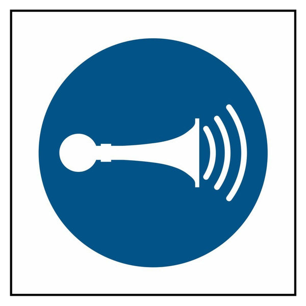 Sound Horn Drive Slowly Symbol Sign - Large Bulk Discounts! – My Store