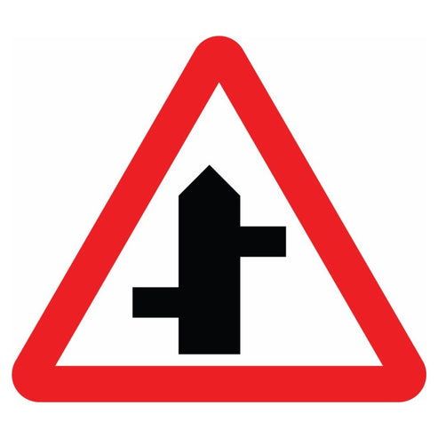 Staggered Junction Starting Right Sign | Big Bulk Discounts!