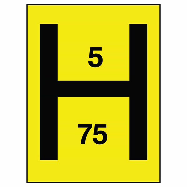 Yellow Fire Hydrant Sign | Large Bulk Savings!